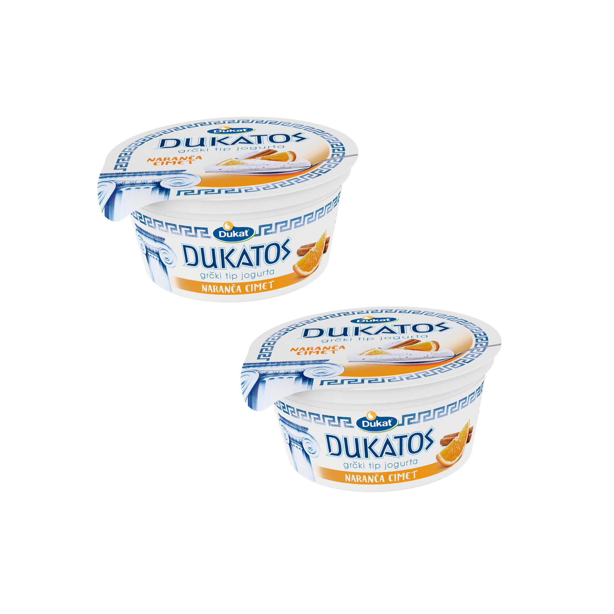(1+1) Jogurt Dukatos 150 gr naranča i cimet - Alldy's Food Outlet