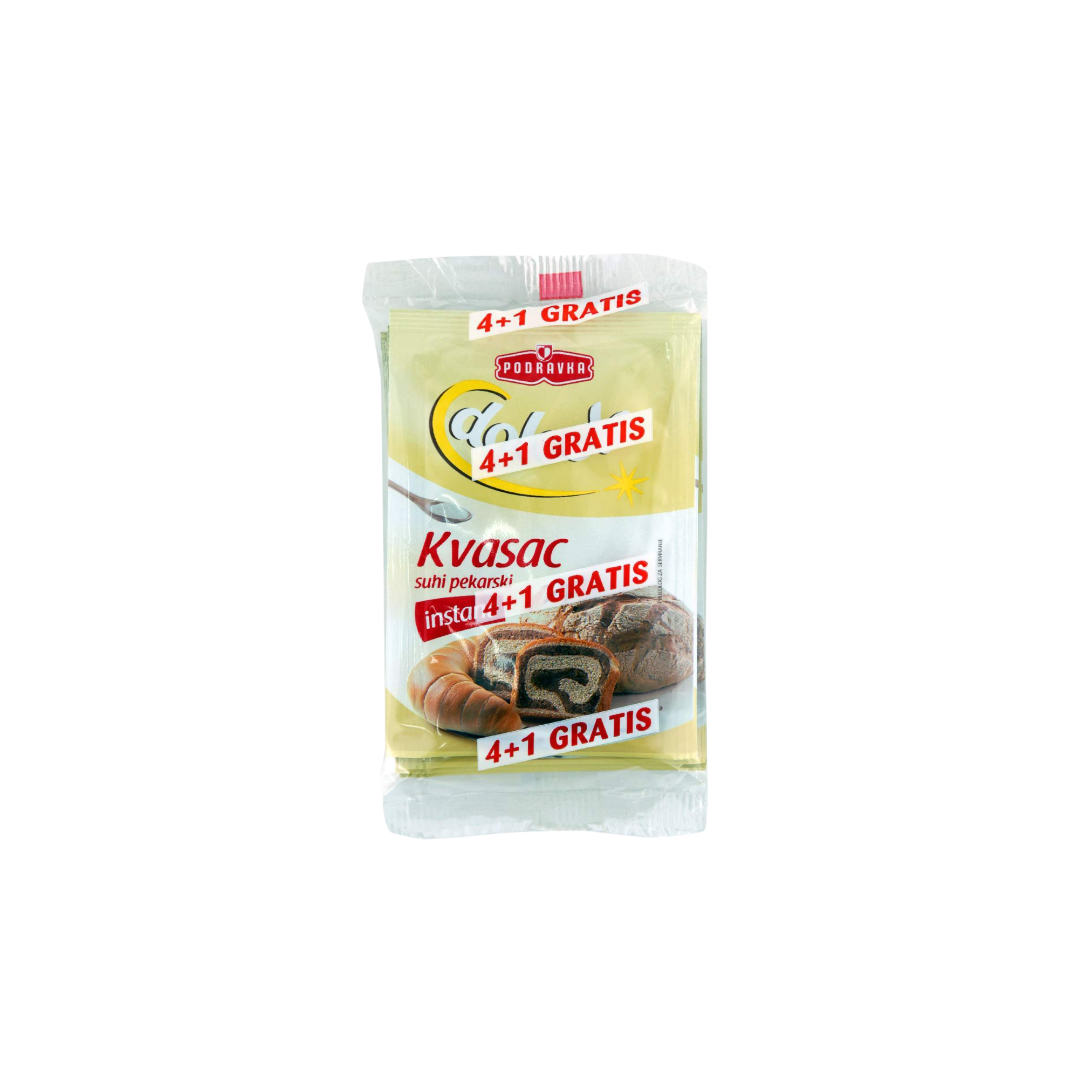 Kvasac instant 7 gr 4+1 gratis - Alldy's Food Outlet