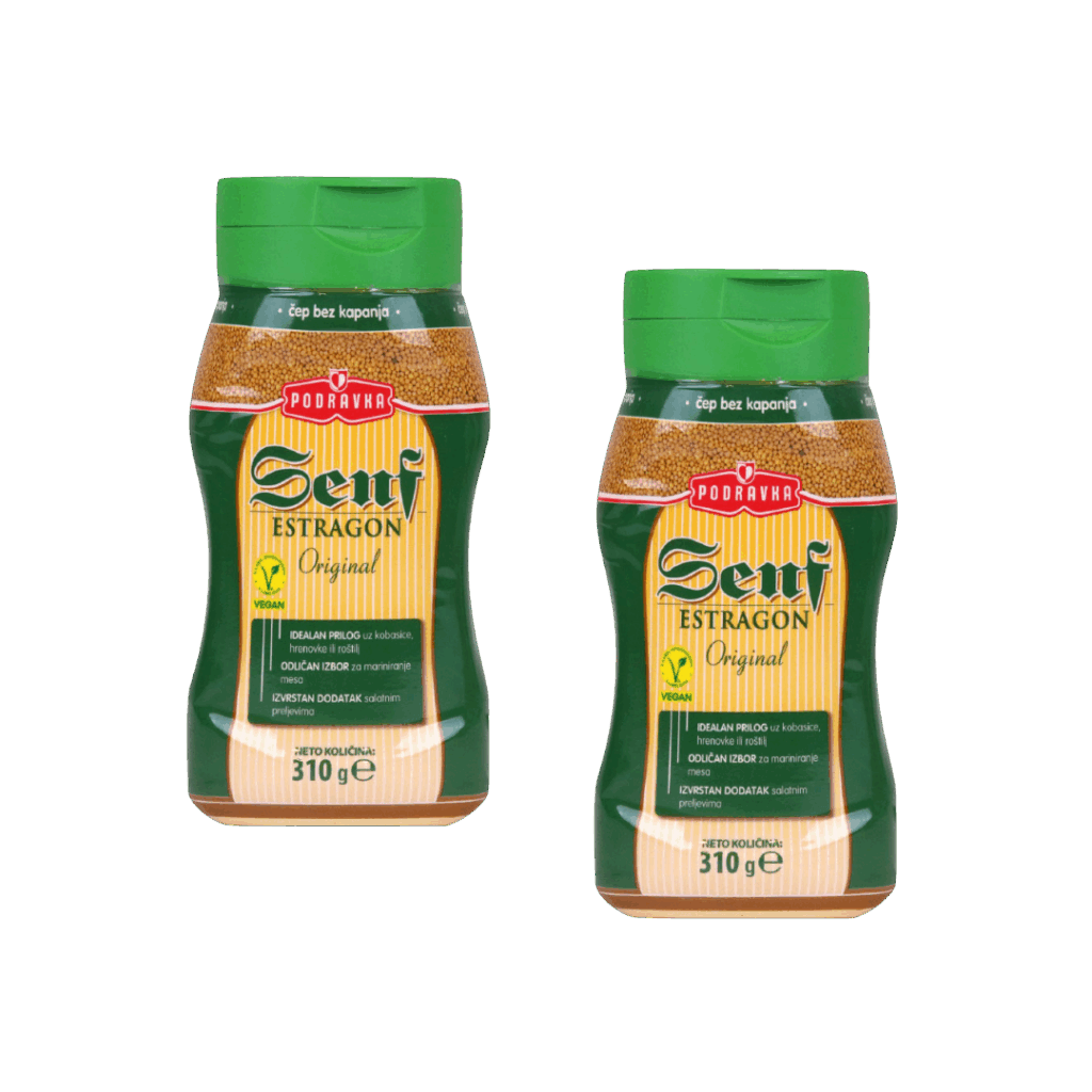 Senf Estragon Podravka 310g 1+1 GRATIS - Originalni ukus