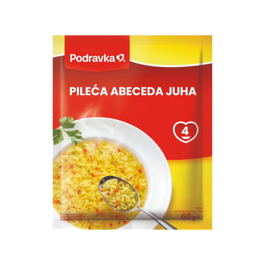 Pileća Abeceda Juha 60g - Alldy's Food Outlet